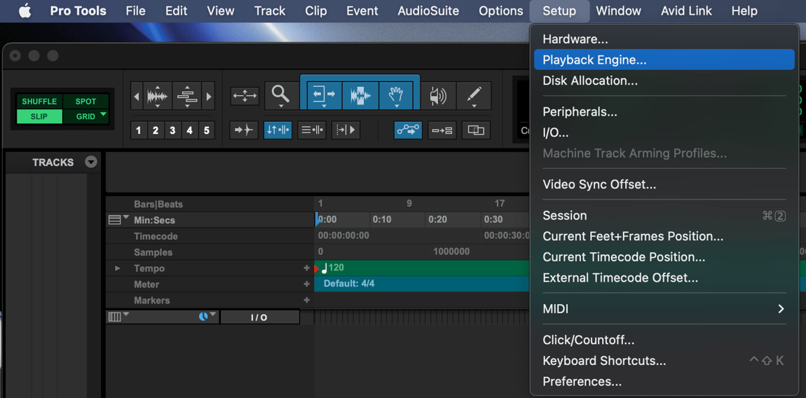 Setting up MiC with Avid Pro Tools