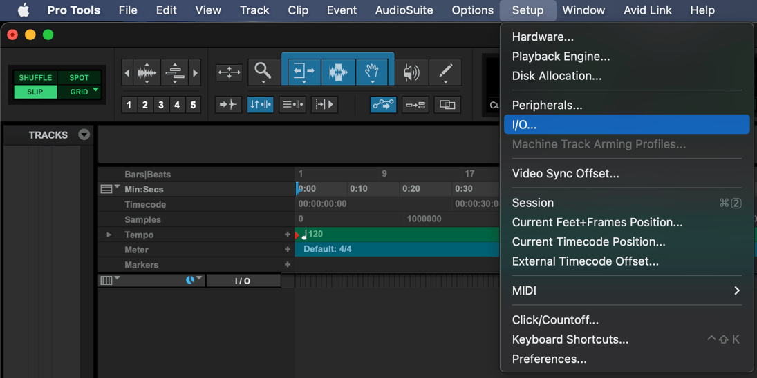 Setting up MiC with Avid Pro Tools