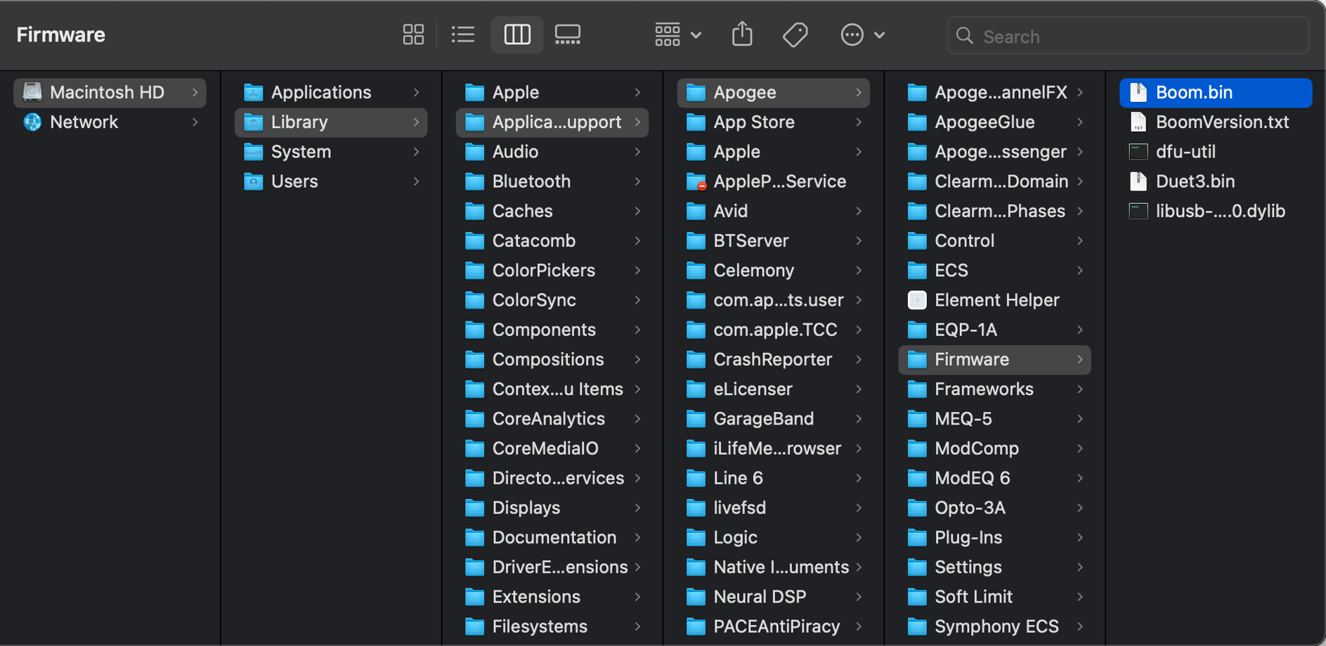 Troubleshooting BOOM's Firmware