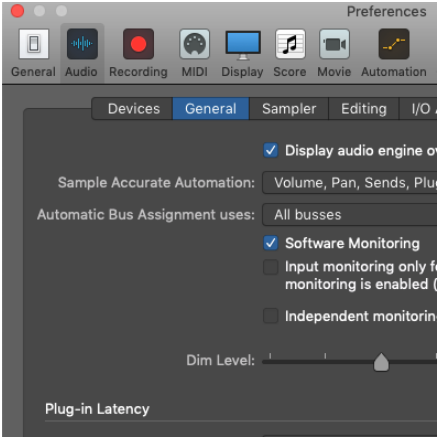 Using Duet with Apple Logic