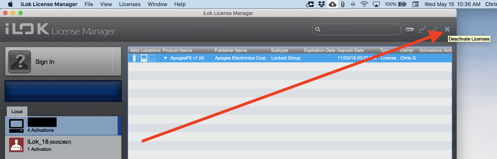 Activating Apogee Plugins